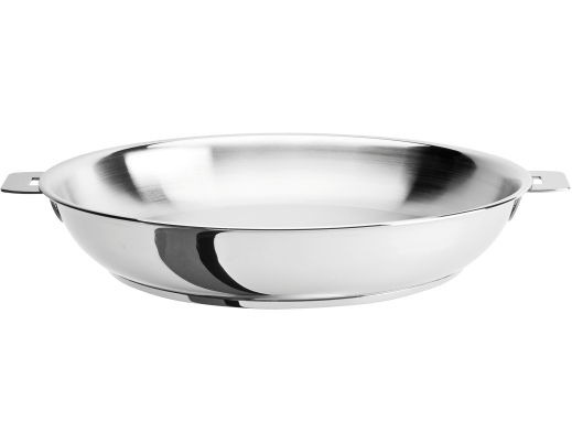 Stainless deep frying pan - Mutine removable handle, Frying pans - Cristel