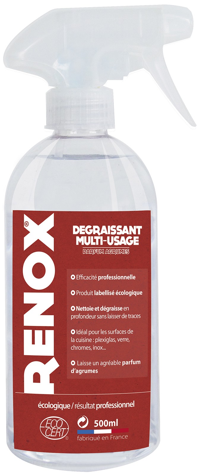 Green multi-use grease remover - Renox, Maintenance - Cristel