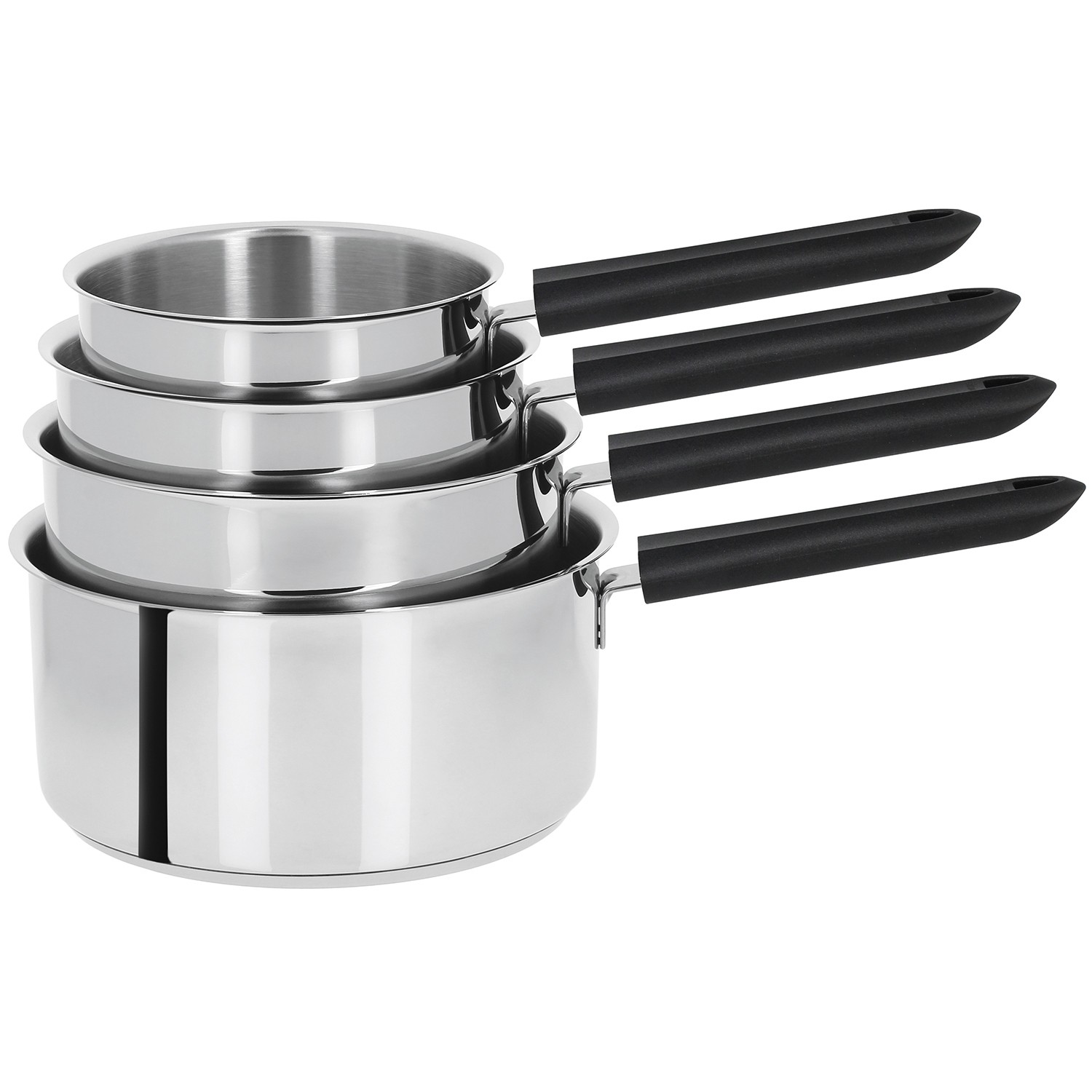 Set de 4 casseroles inox - Mutine fixe, Casseroles - Cristel
