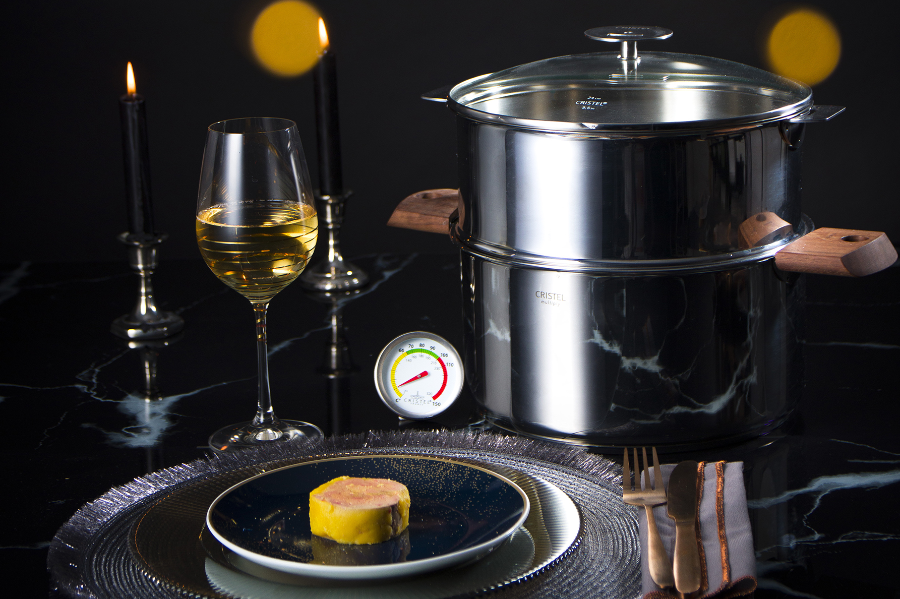 Foie gras mi cuit au piment d'Espelette