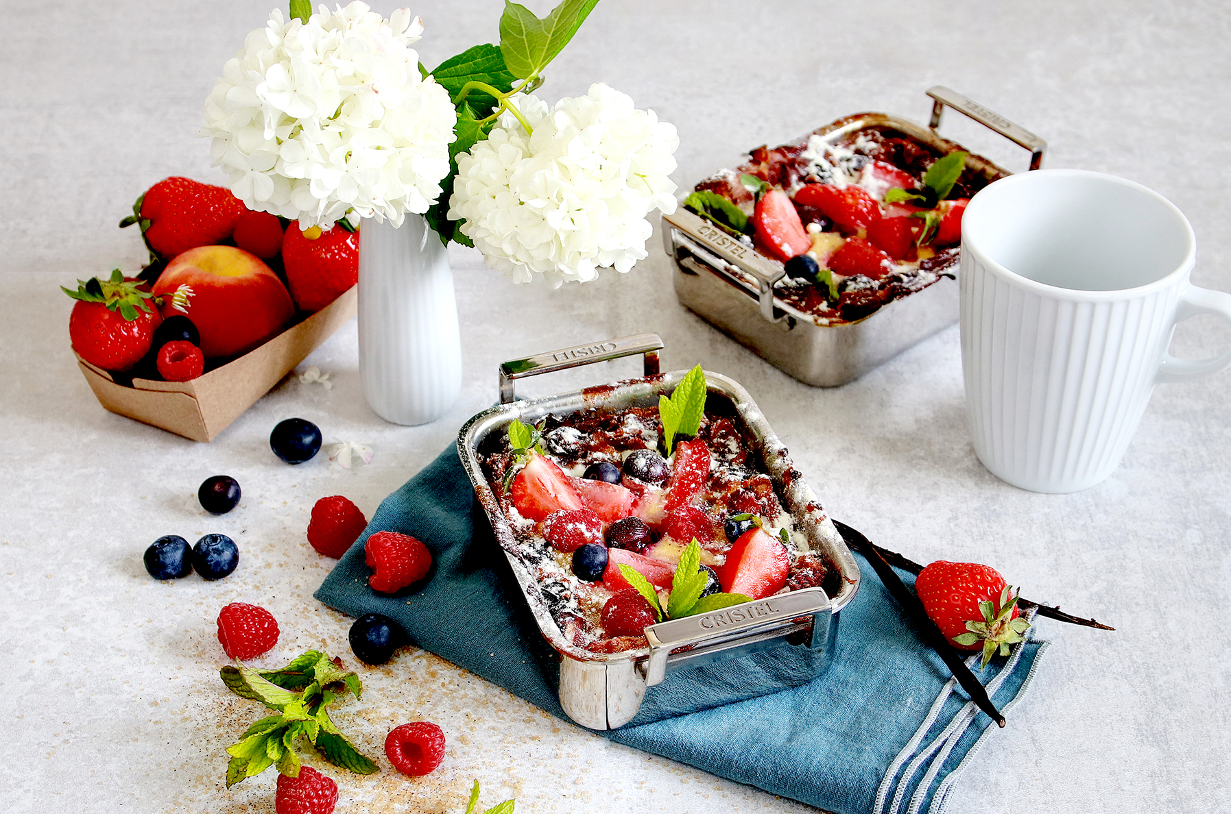 Clafoutis aux fruits rouges