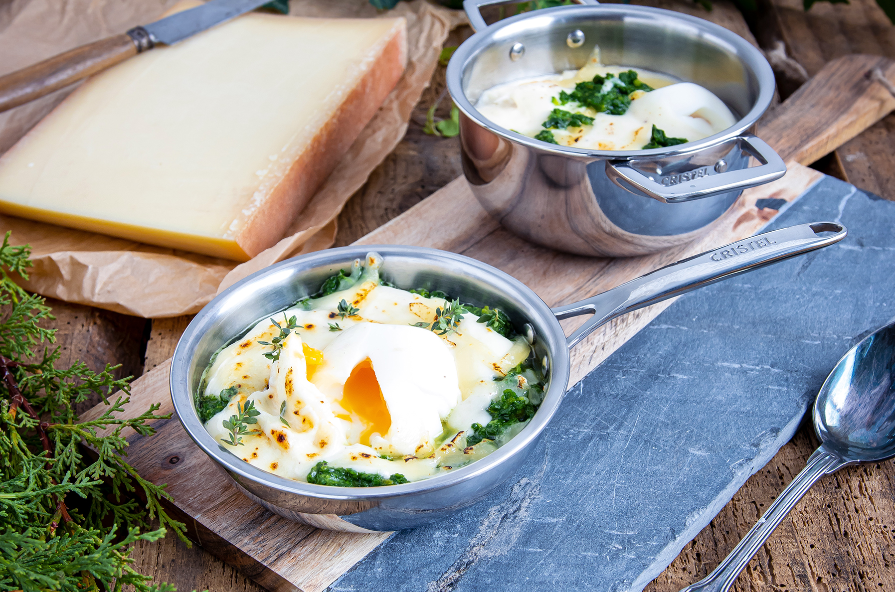 Florentiner Eier mit Beaufort-Käse